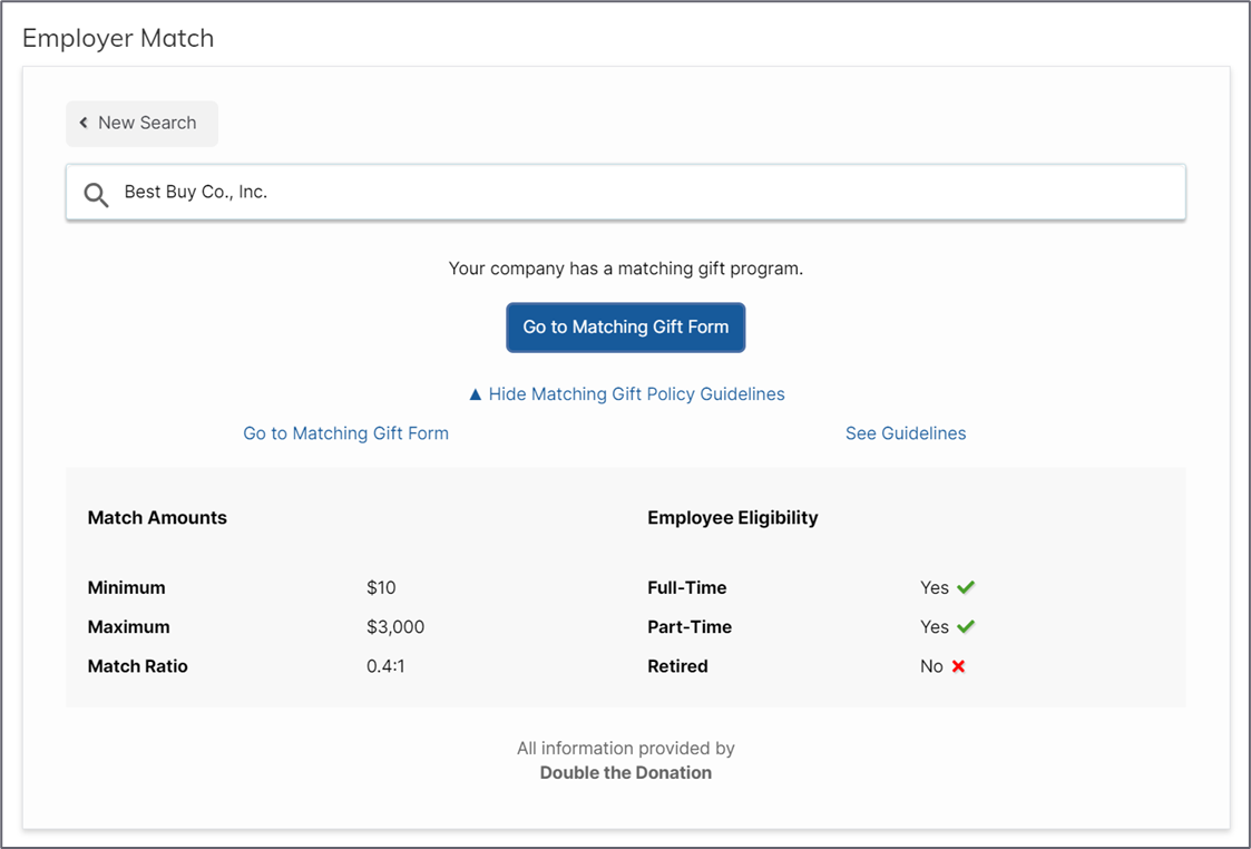 Does Double the Donation Integrate with OneCause?