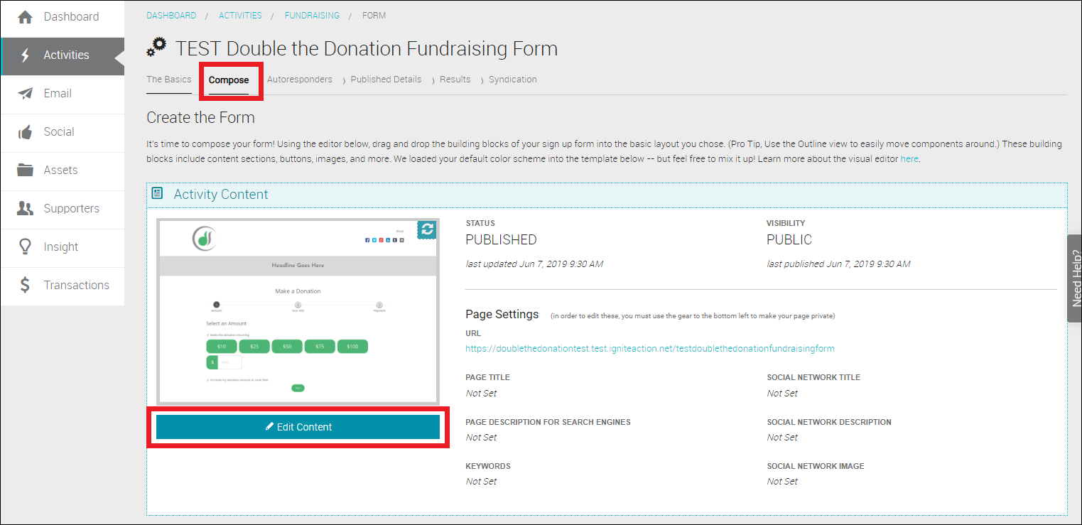 Does Double the Donation integrate with Salsa Labs?