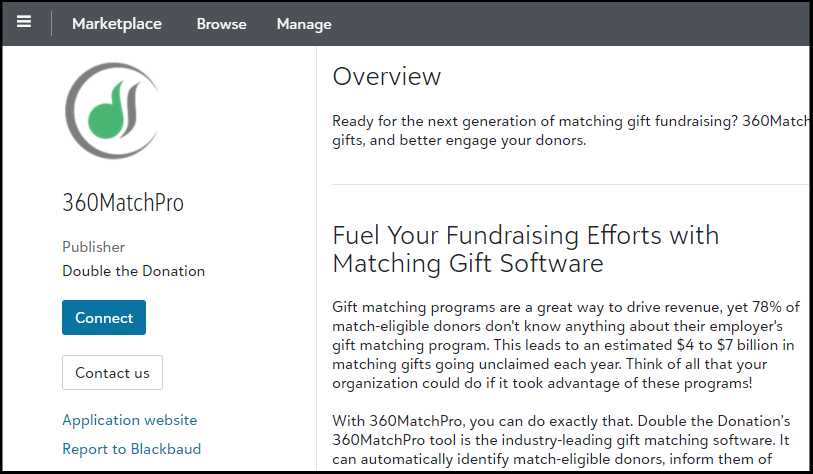 Does Double the Donation Integrate with Blackbaud Altru?