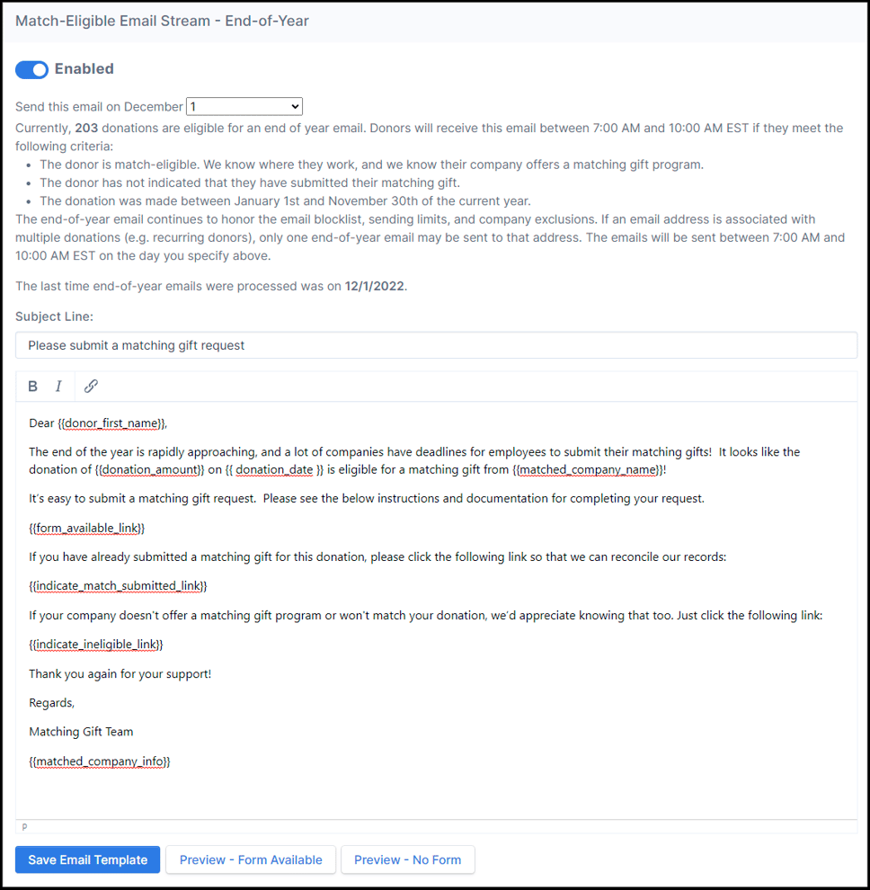 Understanding the Automated Email Streams